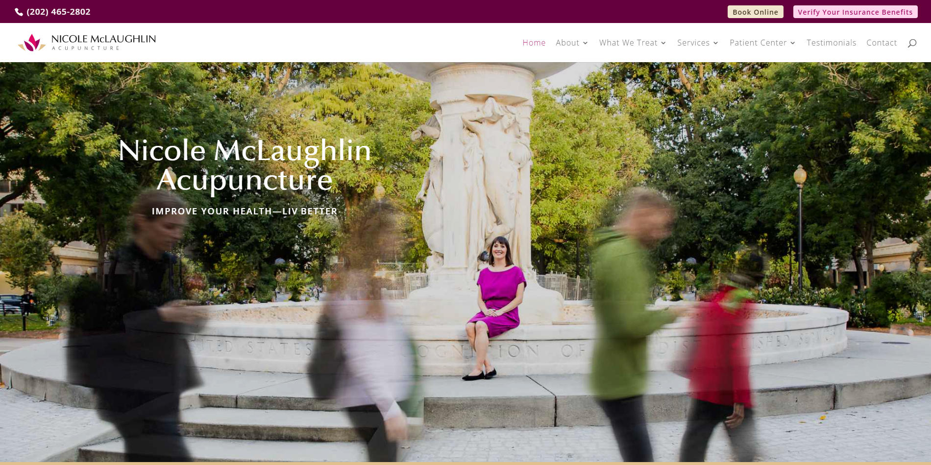 Website Redesign for Nicole McLaughlin Acupuncture